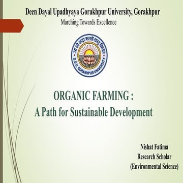 Organic farming : A path for Sustainable Development | PPTX
