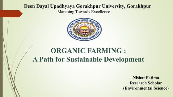 Organic farming Powerpoint presentation | PPT