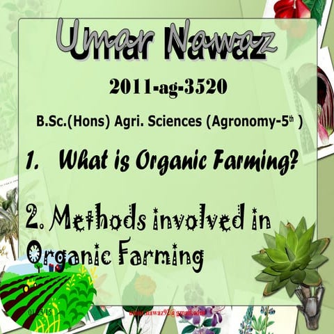 Organic farming Powerpoint presentation