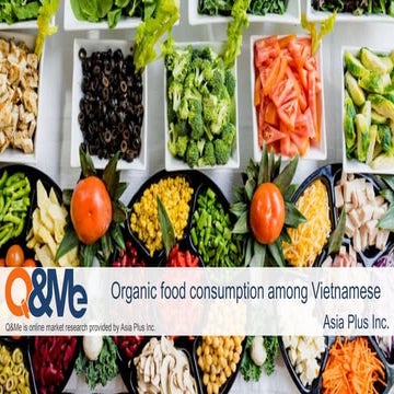 Organic food interests and usage demand in Vietnam | PDF