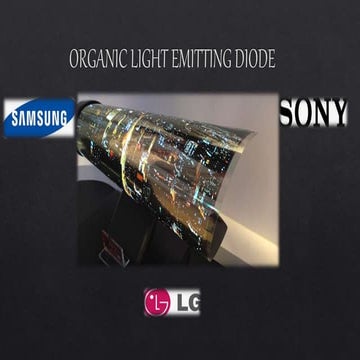 Organic Light Lmitting Diode (OLED) | PPTX | Consumer Electronics ...