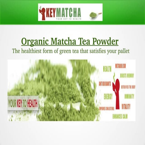 Organic Matcha Green Tea | PPT