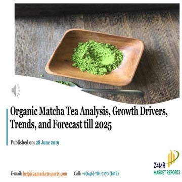 Organic matcha tea | PPT