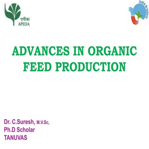 Organic poultry feed production | PPT
