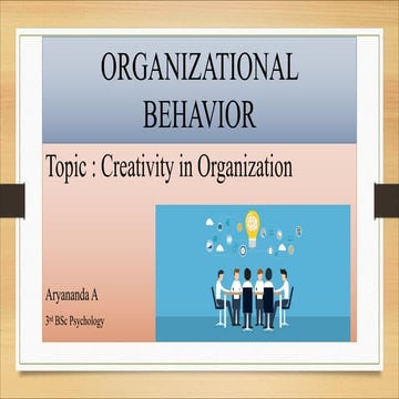 ORGANIZATIONAL BEHAVIOUR PSYCHOLOGY NOTES | PDF