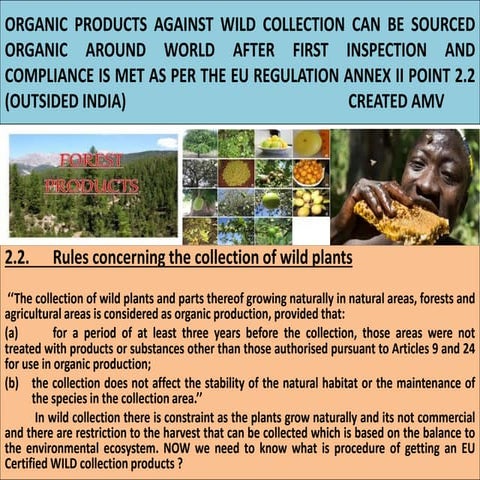 ORGANIC PRODUCTS AGAINST WILD COLLECTION CAN BE SOURCED.pdf