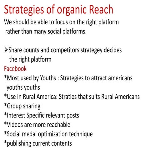 36 organic reach methods | DOCX