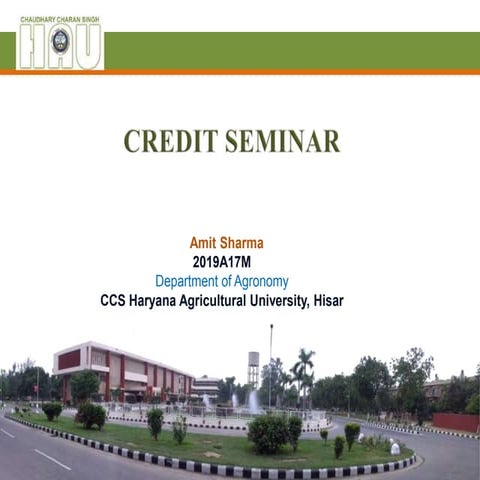 Organic farming credit seminar .pptx