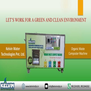 Organic Waste Composter Machine | PPTX