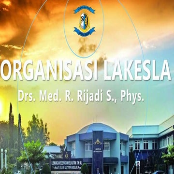 ORGANISASI LAKESLA 2021.pptx organiasi yang | PPTX