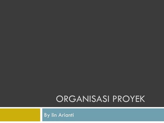 Perencanaan proyek | PPTX