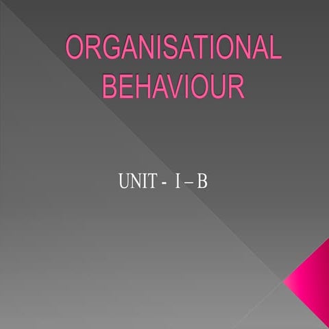 ORGANISATIONAL BEHAVIOUR - unit 1 B.pptx