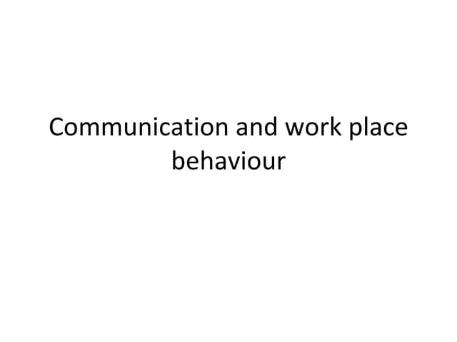 Supportive and defensive communication climates | PPT
