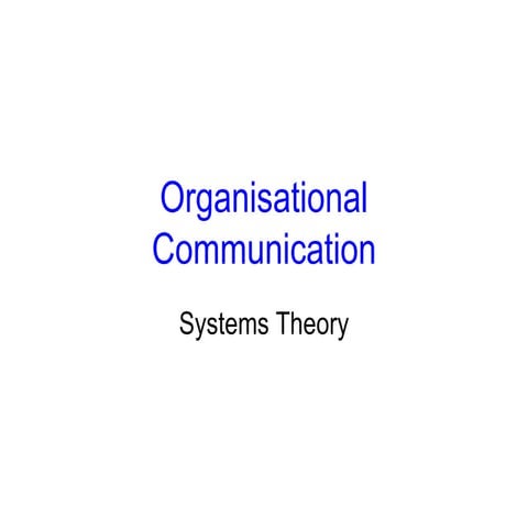 Effective Communication- Organizational Behavior | PDF