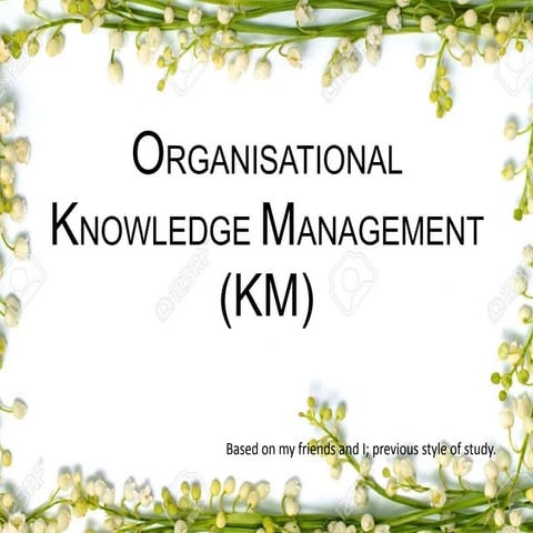 Knowledge management | PPTX