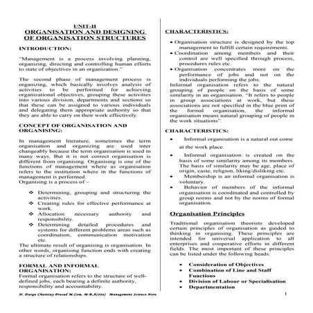 Organisation structures2 | PDF