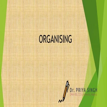 Organising | PPT