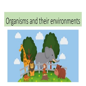 Organism and Environment matherial ppt Science | PPTX