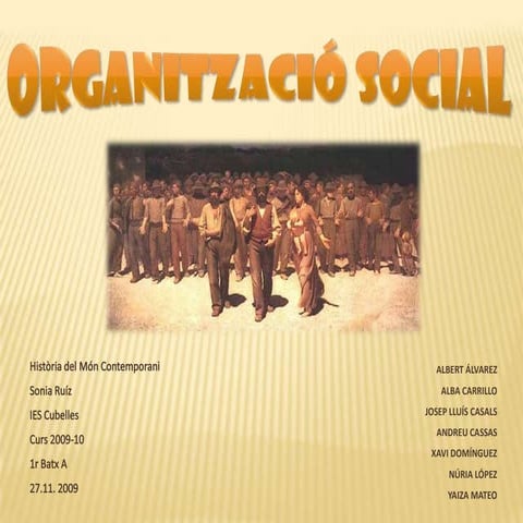 Organització Social 01 | PPTX