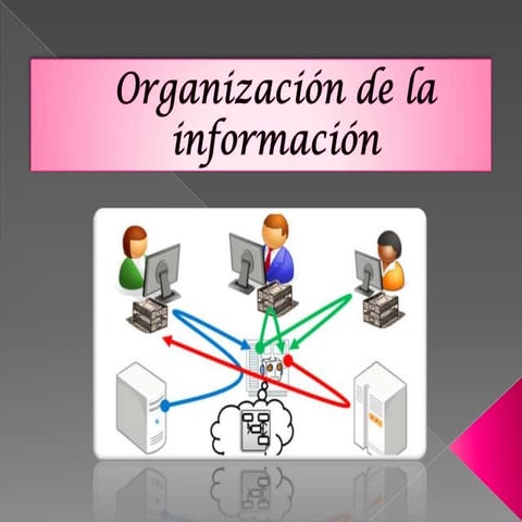 Organización de la información | PPTX | Information Services Industry | Industries