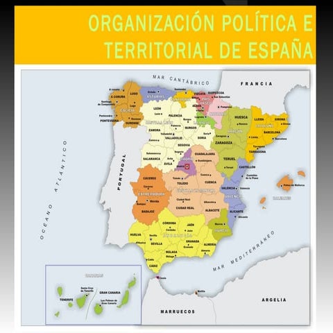Organización política e territorial de españa | ODP