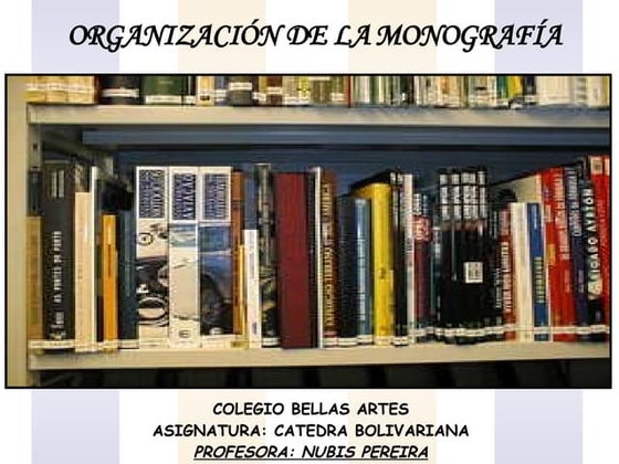 La Monografía | PDF