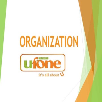Ufone and its culture | PPTX