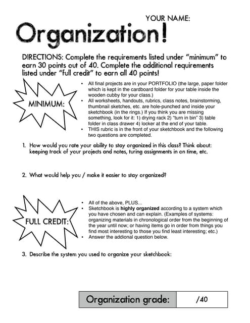 GCSE FIne Art, Exam project, Beginning and/or end, homework | PPT