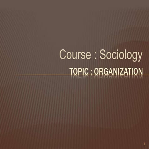 Institutions vs organisations | PPTX