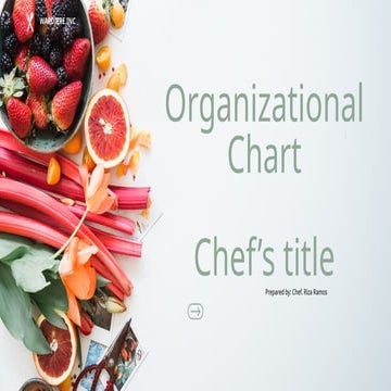 KITCHEN BRIGADE SYSTEM | PPT