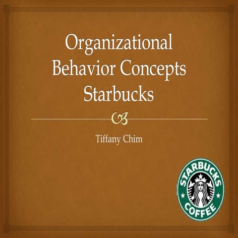 Organizational behavior concepts | PPTX