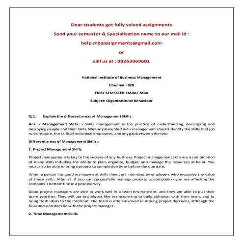 OTHM LPM Assignment Answer | DOCX