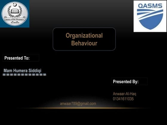 Attitude - Organizational Behaviour | PPTX