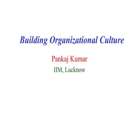 Organization Culture (OCTAPACE) | PPTX