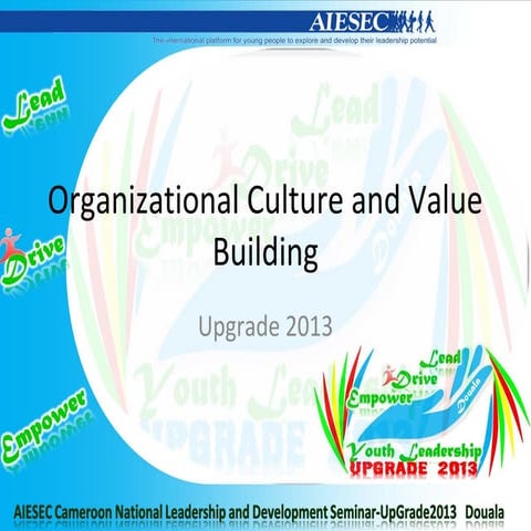 Developing Organisational Culture | PPTX