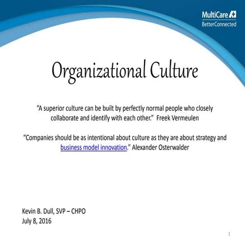 Organizational Culture | PPTX