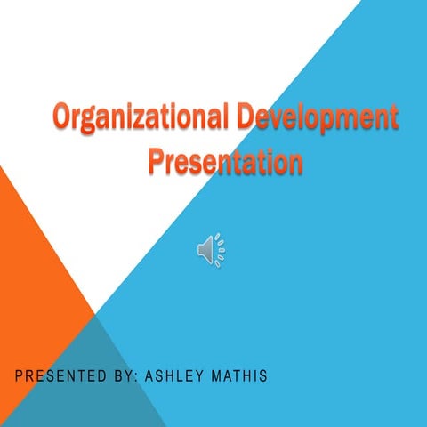 Organizational development presentation | PPT
