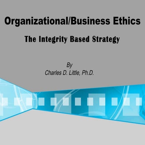Organizational Ethics Pptx