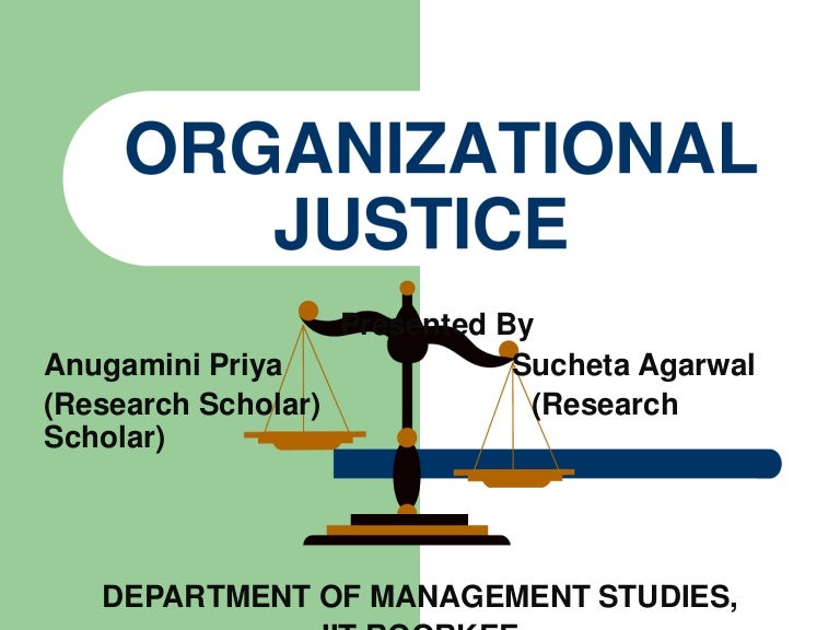 Organizational justice