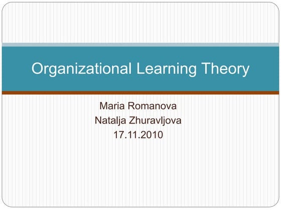 Organizational learning | PPTX