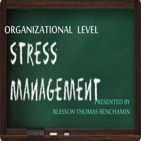 Stress management | PPTX