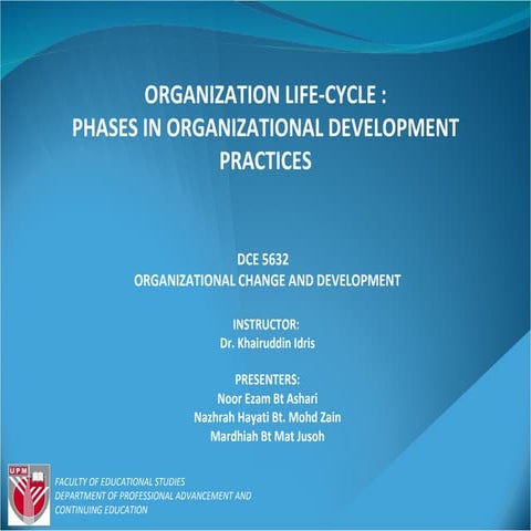Organizational life cycle finalize (1) | PPT
