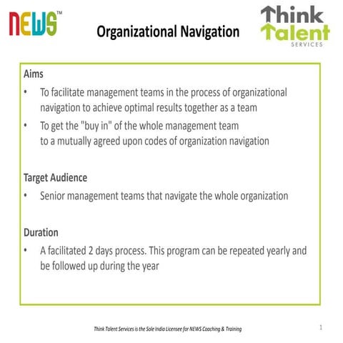 Organizational navigation | PPTX