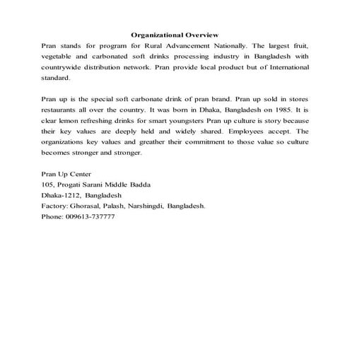 Organizational overview | PDF