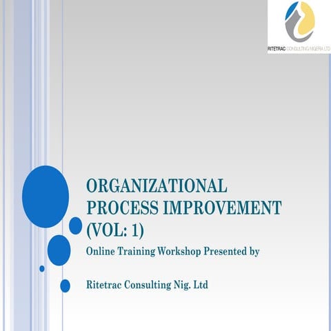 Organizational process improvement online presentation | PPT