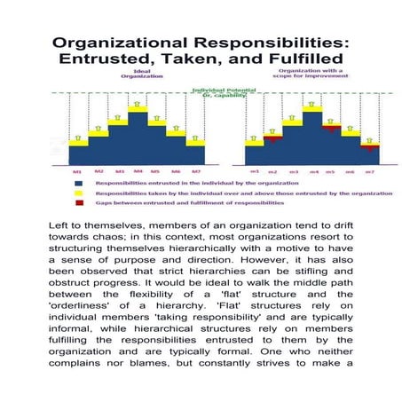 Organizational Responsibilities: Entrusted, Taken, and Fulfilled | PDF