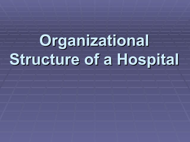 Hospital committees | PDF | Healthcare Industry | Industries