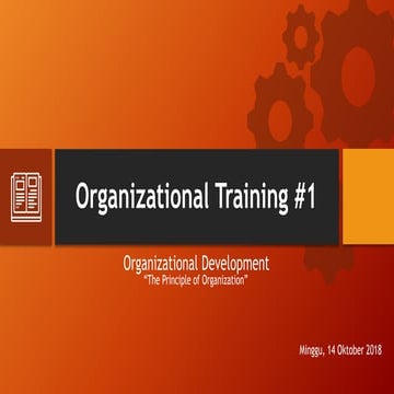 Organizational training #1 organization development | PPT