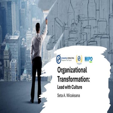 Organizational Transformation Lead with Culture | PPT