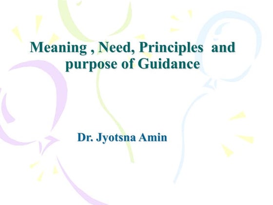 School Guidance and Counselling | PPT